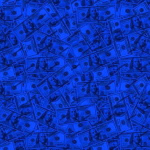 Blue 100 Dollar Bills Cash Money Seamless Digital Paper Background ...