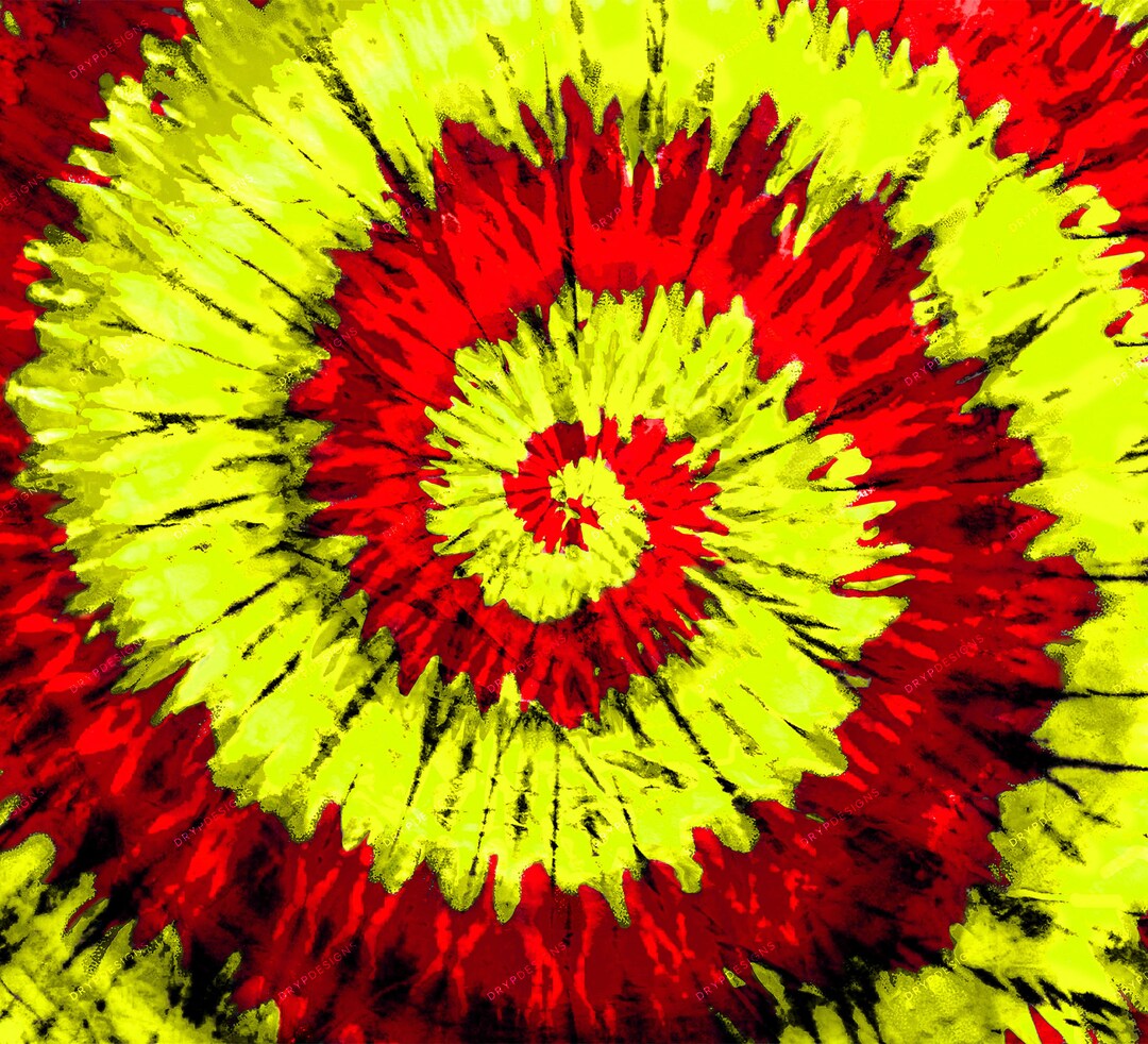Red + Yellow Tie-dye Digital Background Texture PNG - Digital Paper ...