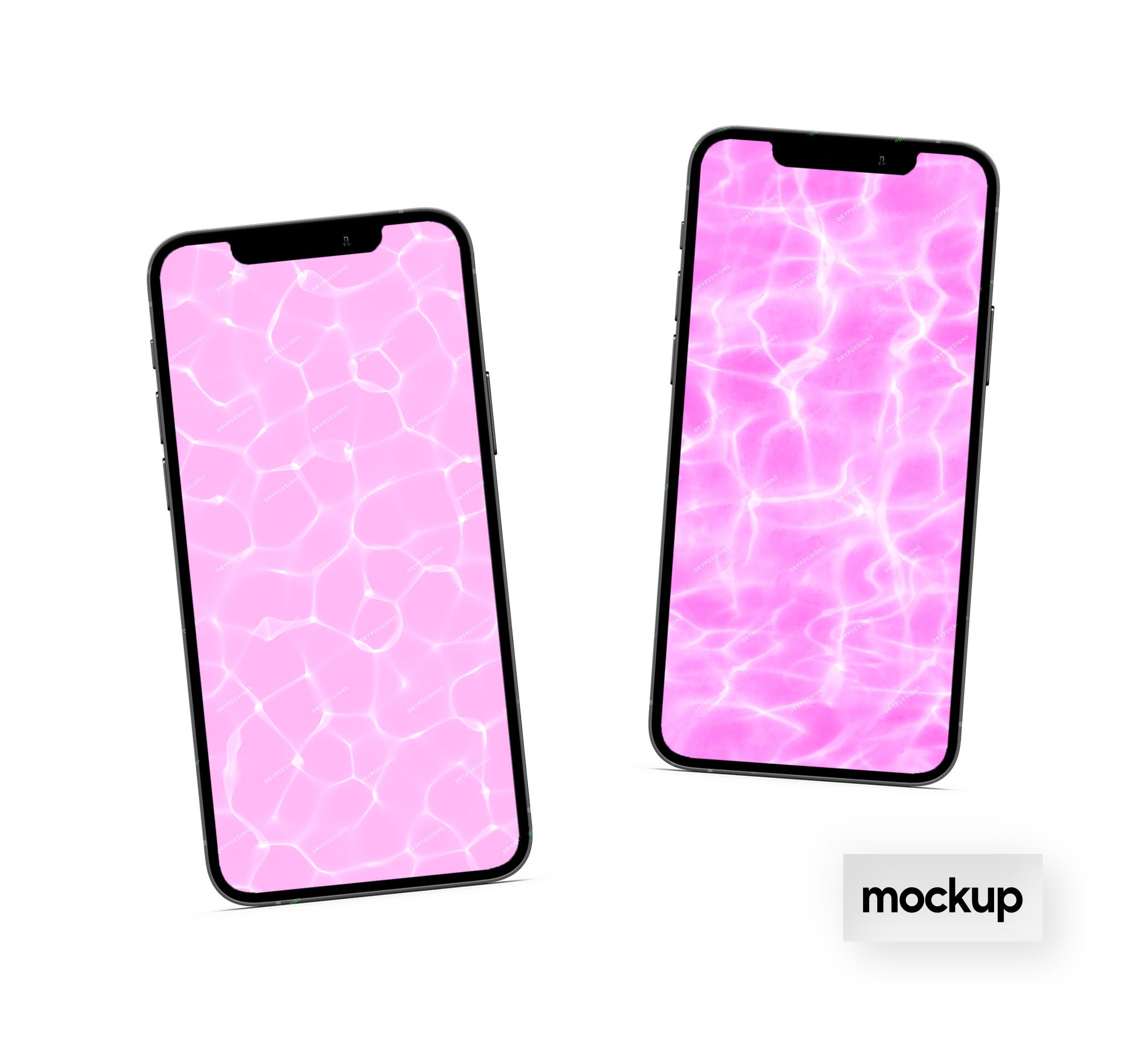 Seamless Pink Water Aesthetic Digital Paper Background Texture - Etsy ...