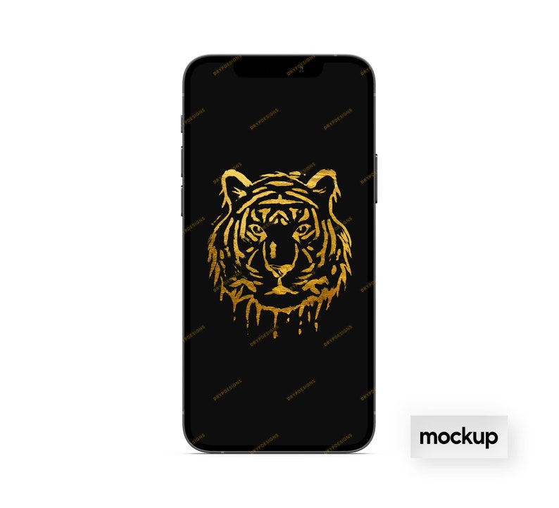Dripping Gold Lion PNG Graphic Black and Gold Lion Outline - Etsy