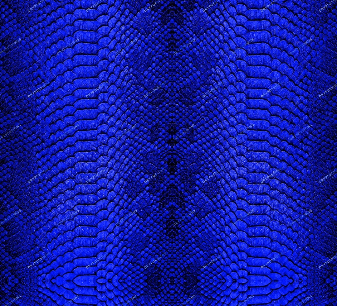 Blue Snakeskin Seamless Digital Paper Background Texture - Python ...