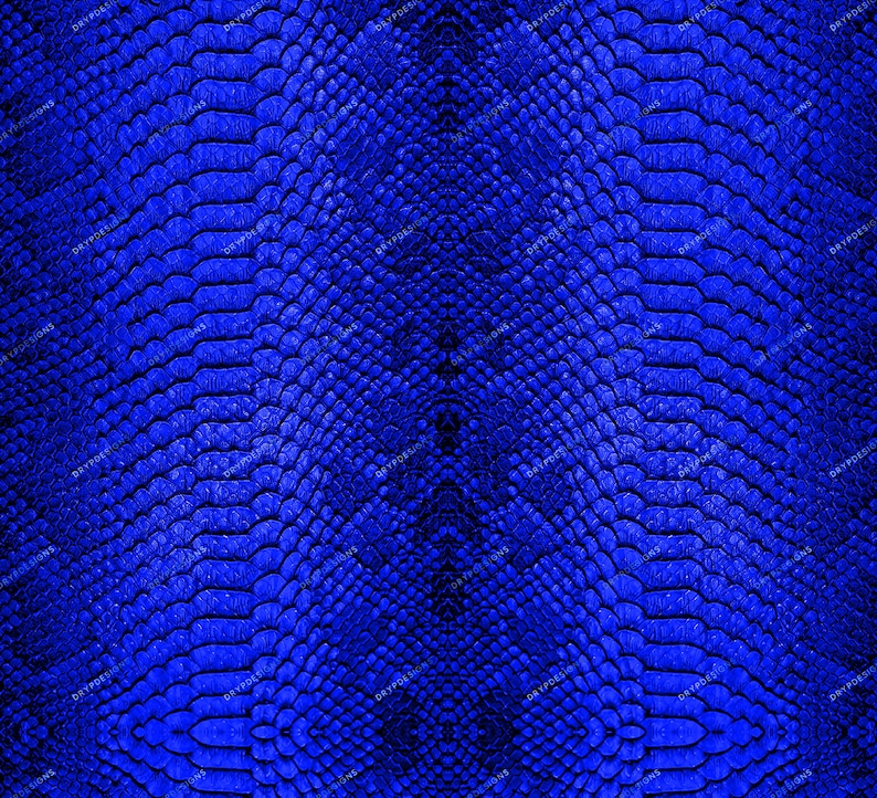 Blue Snakeskin Seamless Digital Paper Background Texture - Etsy