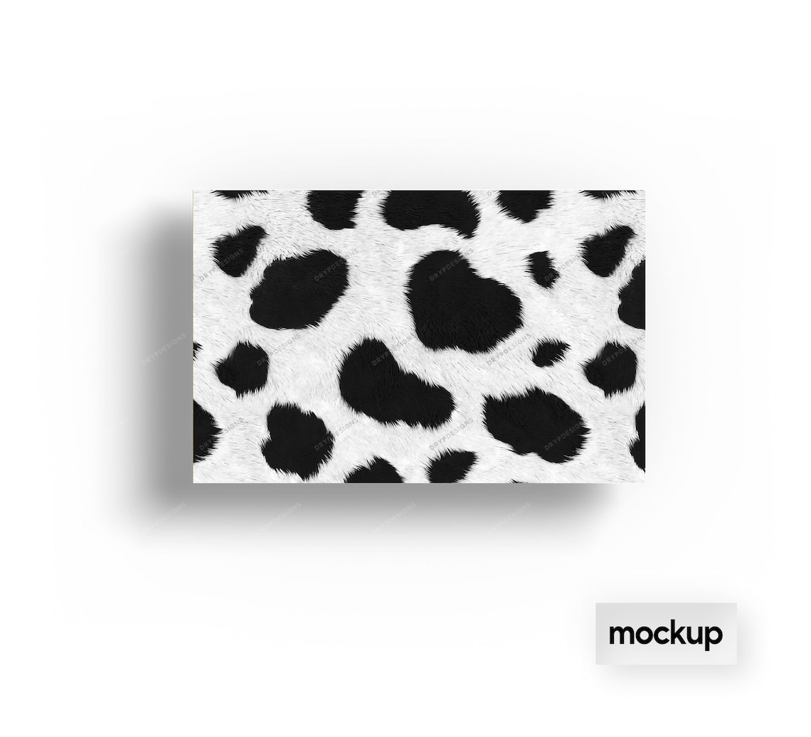 Cow Skin Print Seamless Background Texture Animal Print - Etsy