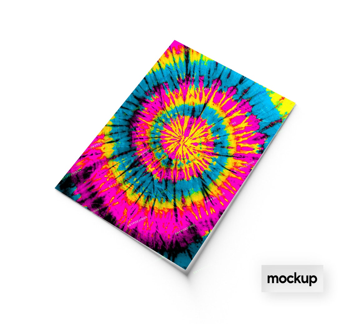 Pink Blue Yellow Tie-dye Digital Paper Background Texture - Etsy