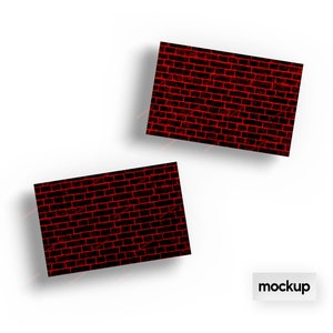 Red Neon Brick Wall Seamless Background Texture - Vibrant Architecture ...