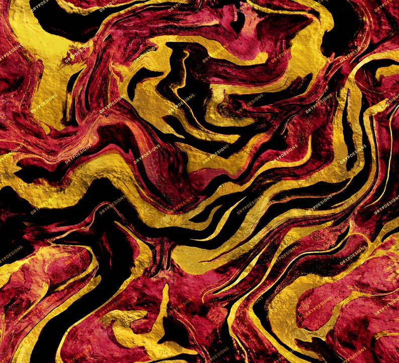 Maroon + Gold Marble Seamless Background Texture - Burgundy and Gold ...