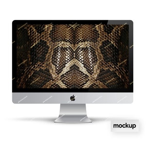 Brown Snakeskin Seamless Digital Paper Background Texture - Python ...