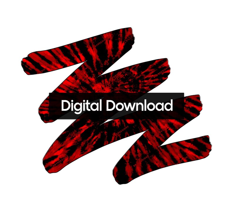 Bold Red + Black Tiedye Digital Paper Background Texture - Dark Red ...