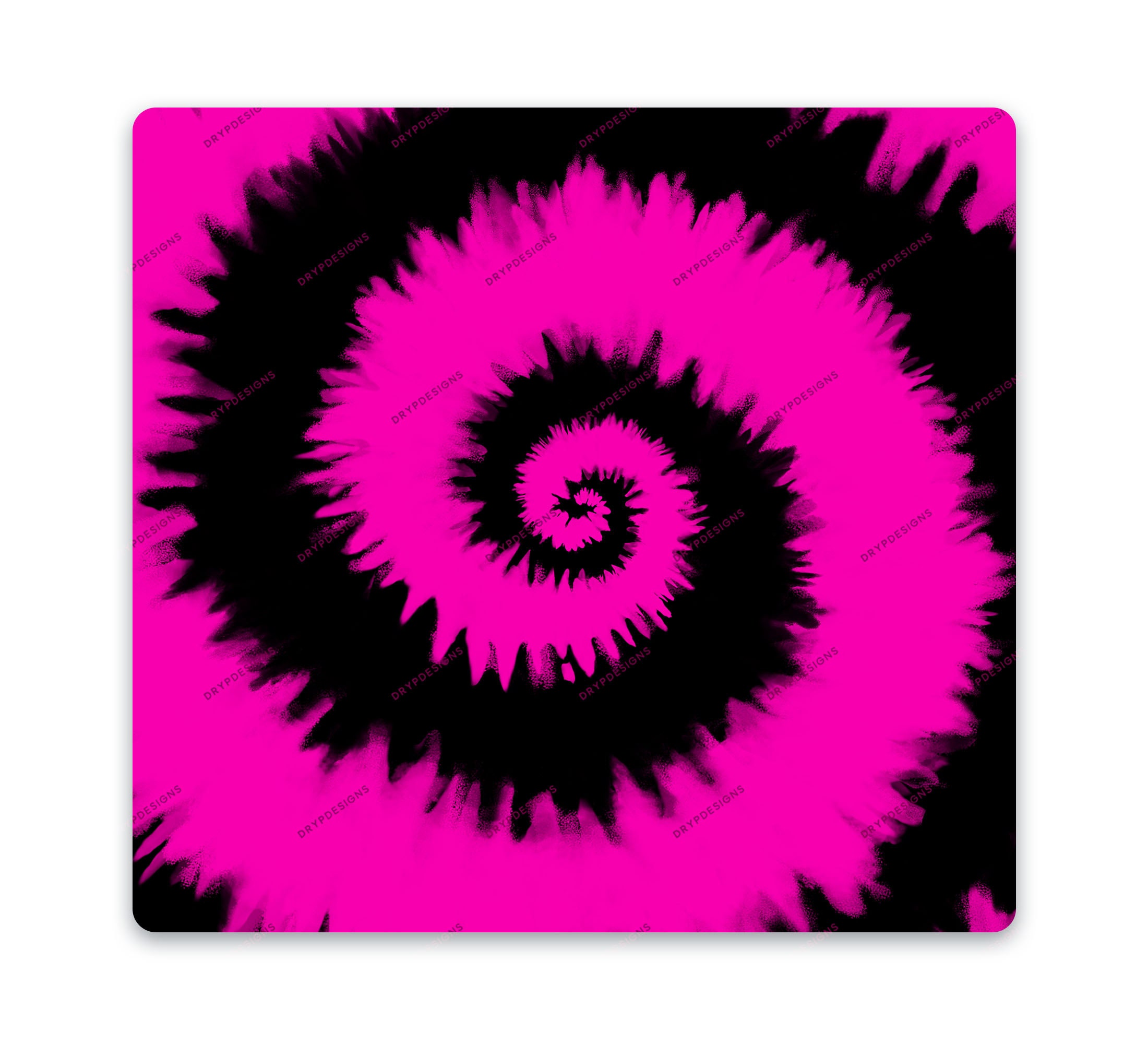 Pink + Black Tiedye Swirl Digital Paper Background Pattern - Instant ...