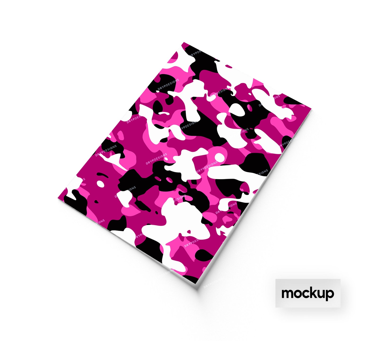 Deep Pink Camouflage Seamless Digital Paper Background Pattern - Etsy