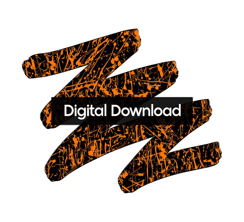 Orange Neon Paint Splatter Seamless Digital Paper Background Texture ...