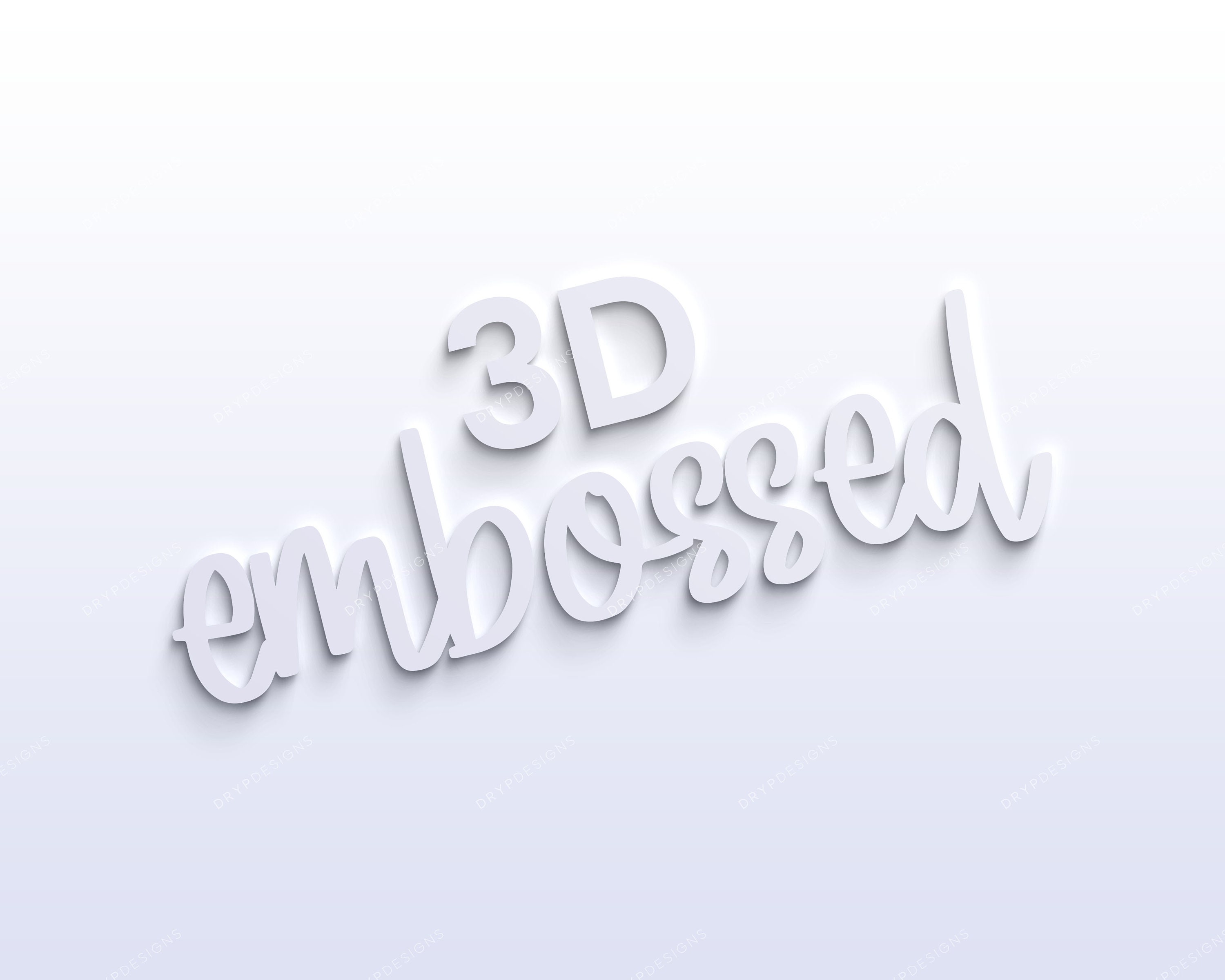 Custom 3D Text Effect - Holographic Text - Digital Graphic - Rose Gold ...