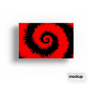 Red + Black Tiedye Swirl Digital Paper Background Pattern - PNG Digital ...