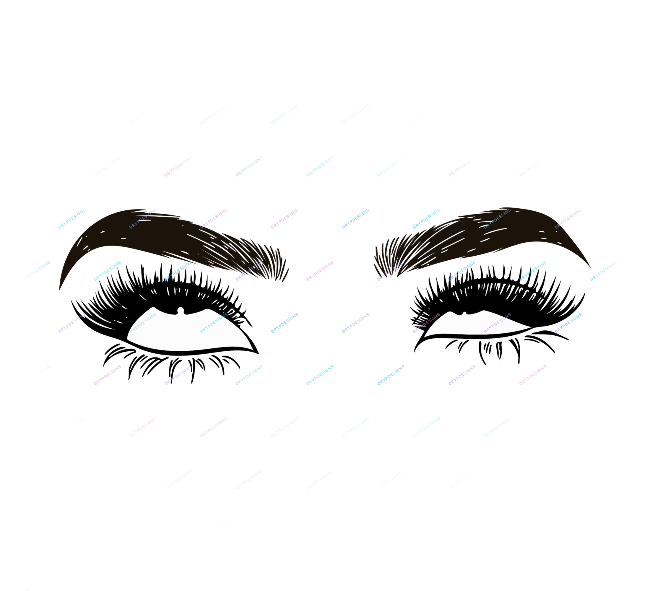 Eyelashes Graphic