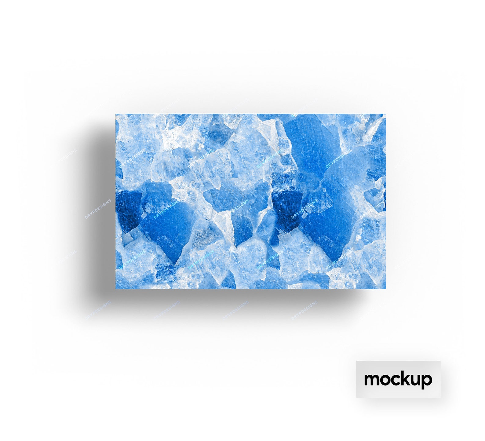 Blue Ice Seamless Background Texture - Frosty Ice Winter Digital Paper ...