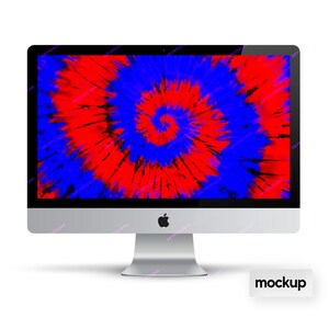 Red + Blue Tie-dye Swirl Digital Paper Background Texture - Vibrant ...