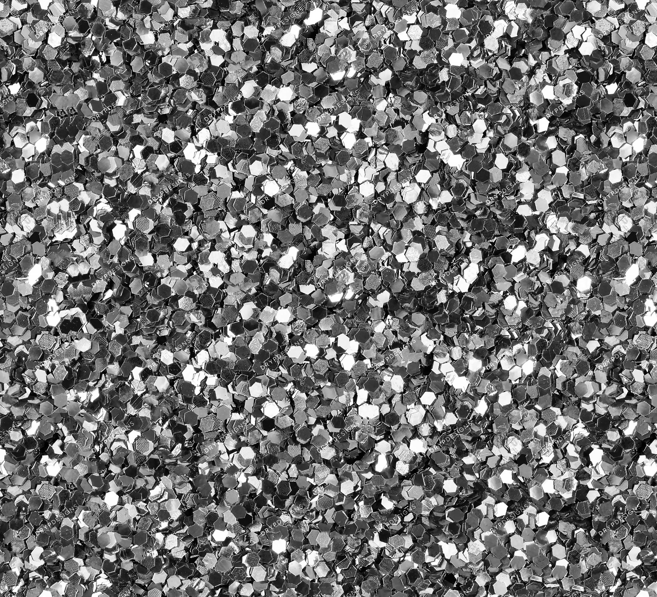 Silver Glitter Seamless Background Texture Luxury Silver Etsy