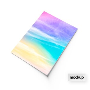 Rainbow Pastel Clouds Digital Paper Background - Vibrant Sky Texture ...