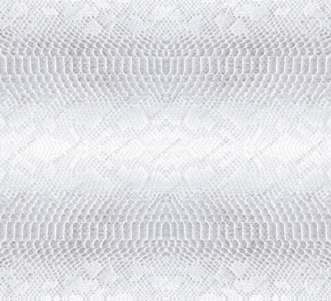 White Snakeskin Seamless Background Texture Animal Print | Etsy
