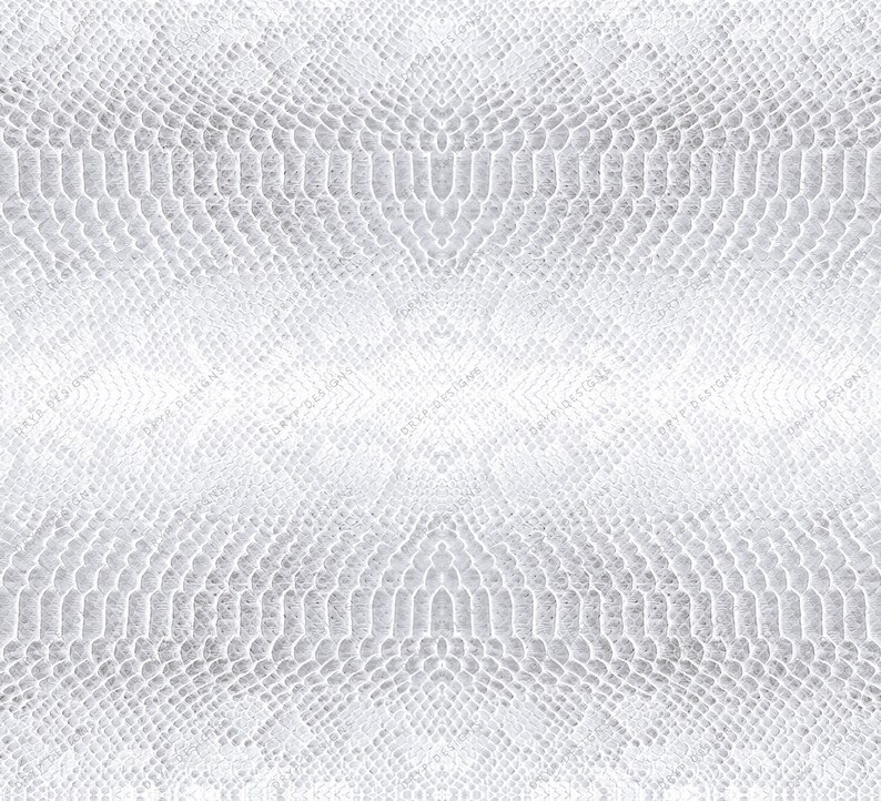 White Snakeskin Seamless Background Texture Animal Print | Etsy