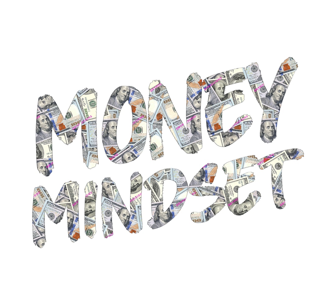 Money Mindset PNG Graphic - Money Pattern Entrepreneur Words ...