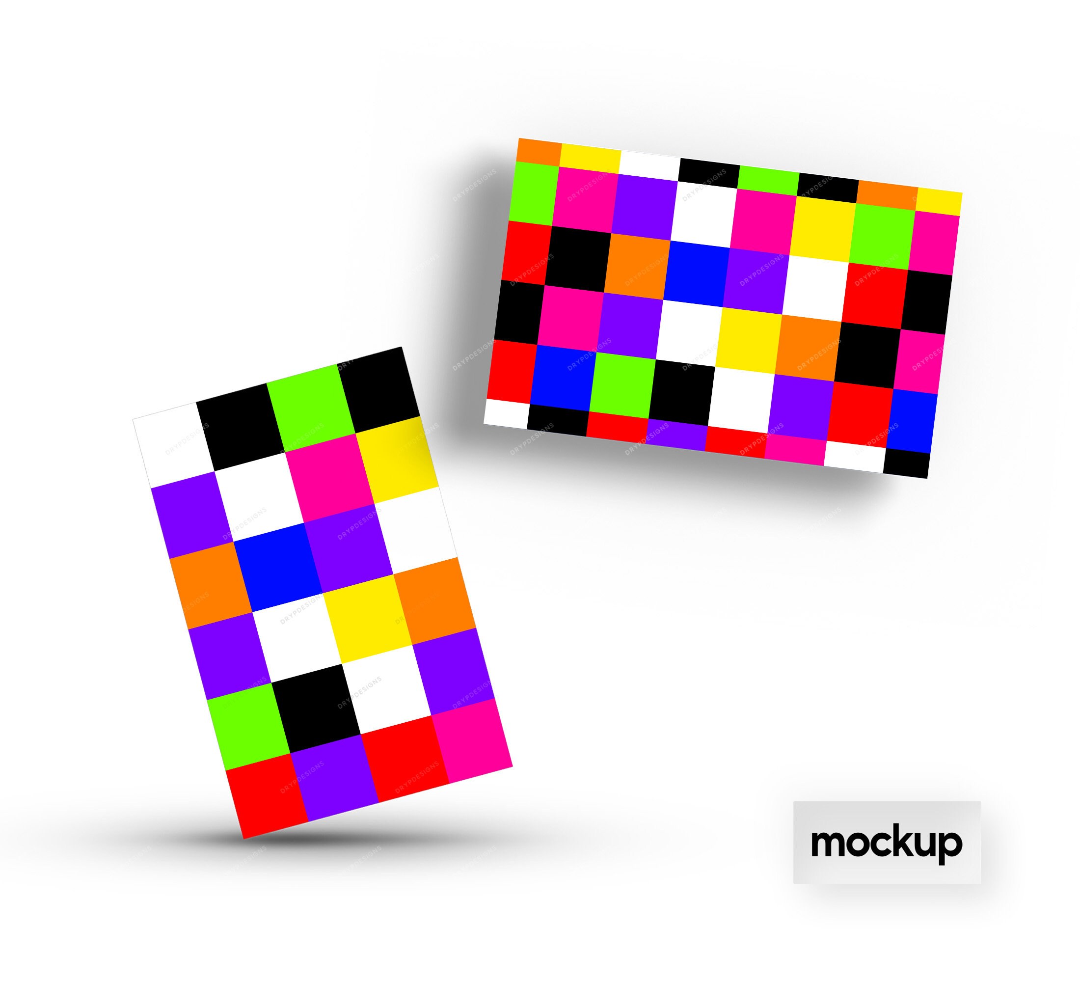 Colorful Checkerboard Seamless Background Pattern Vibrant - Etsy