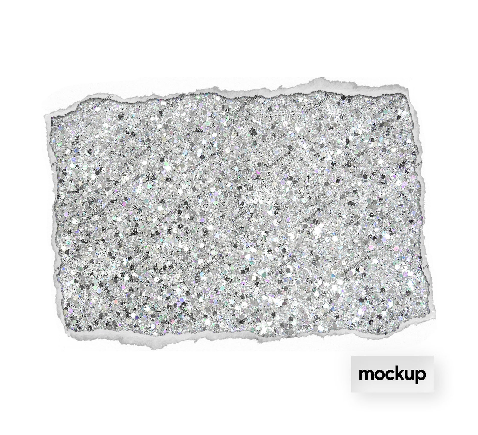 Silver + White Glitter Digital Paper Background Texture PNG - Digital ...