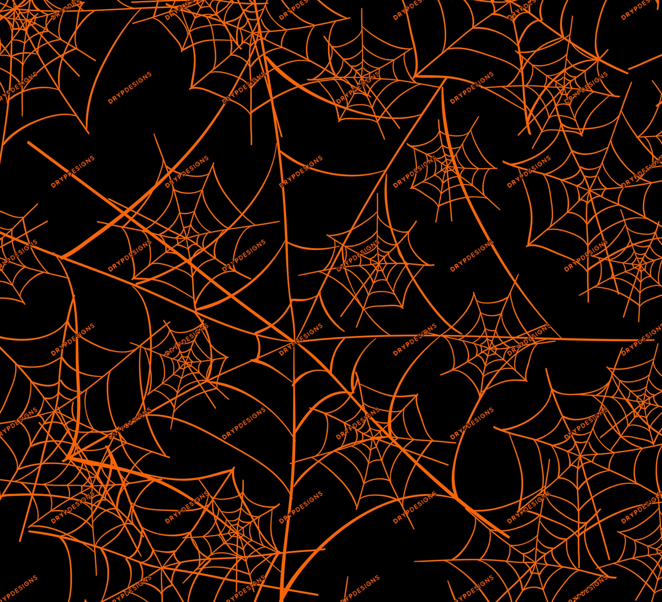 Orange And Black Pattern