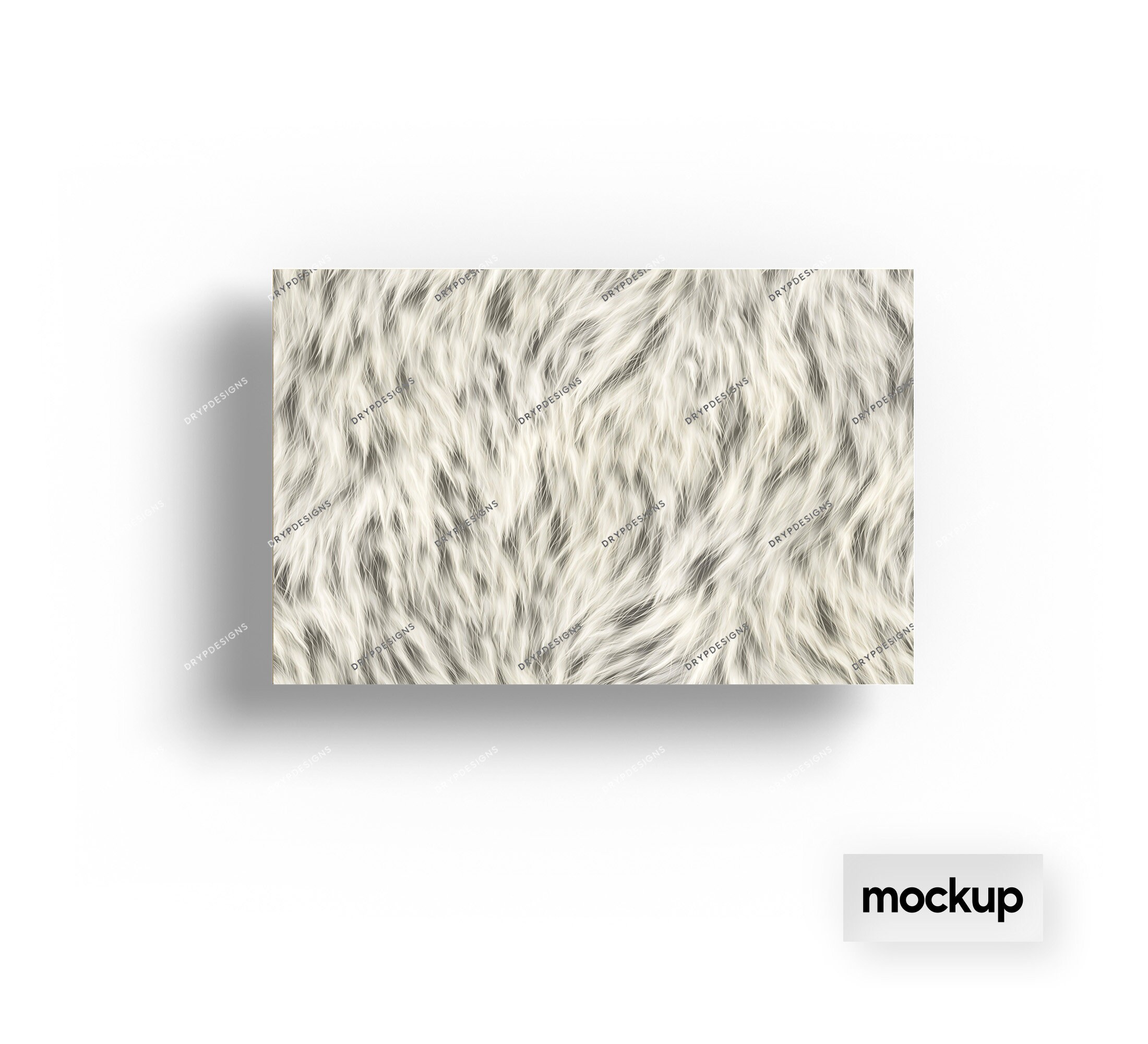 Realistic White Soft Fur Digital Paper Seamless Background Faux Fur ...