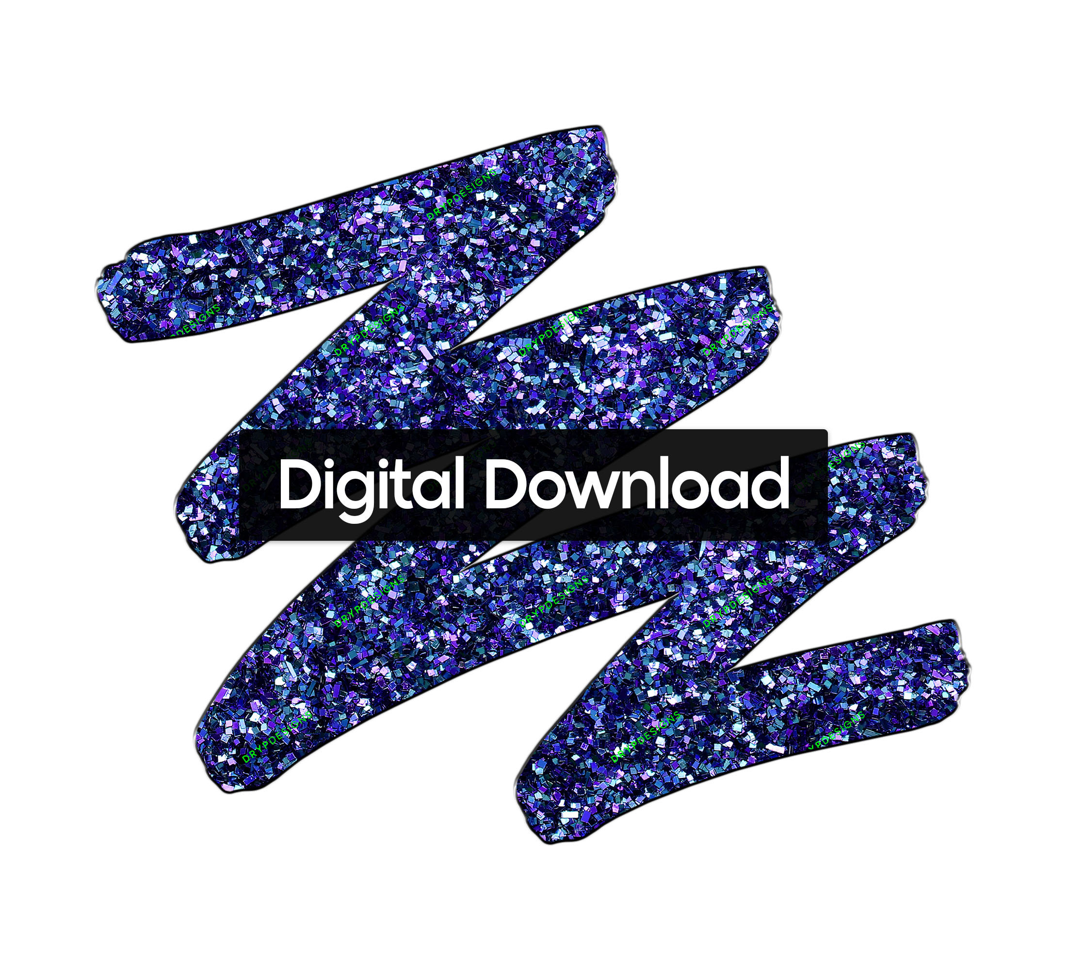 Blue + Purple Glitter Digital Paper Background Texture - Modern Glitter ...