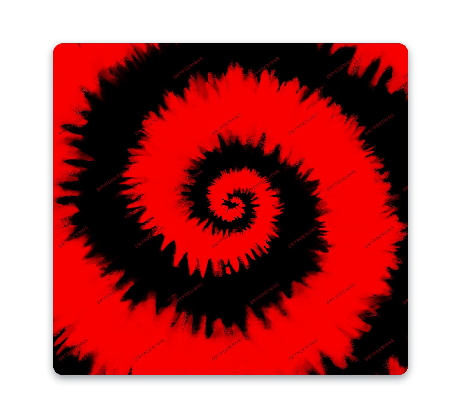 Red + Black Tiedye Swirl Digital Paper Background Pattern - PNG Digital ...