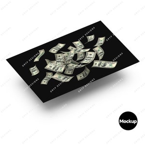 Raining Money Overlay PNG Digital Download File - Etsy