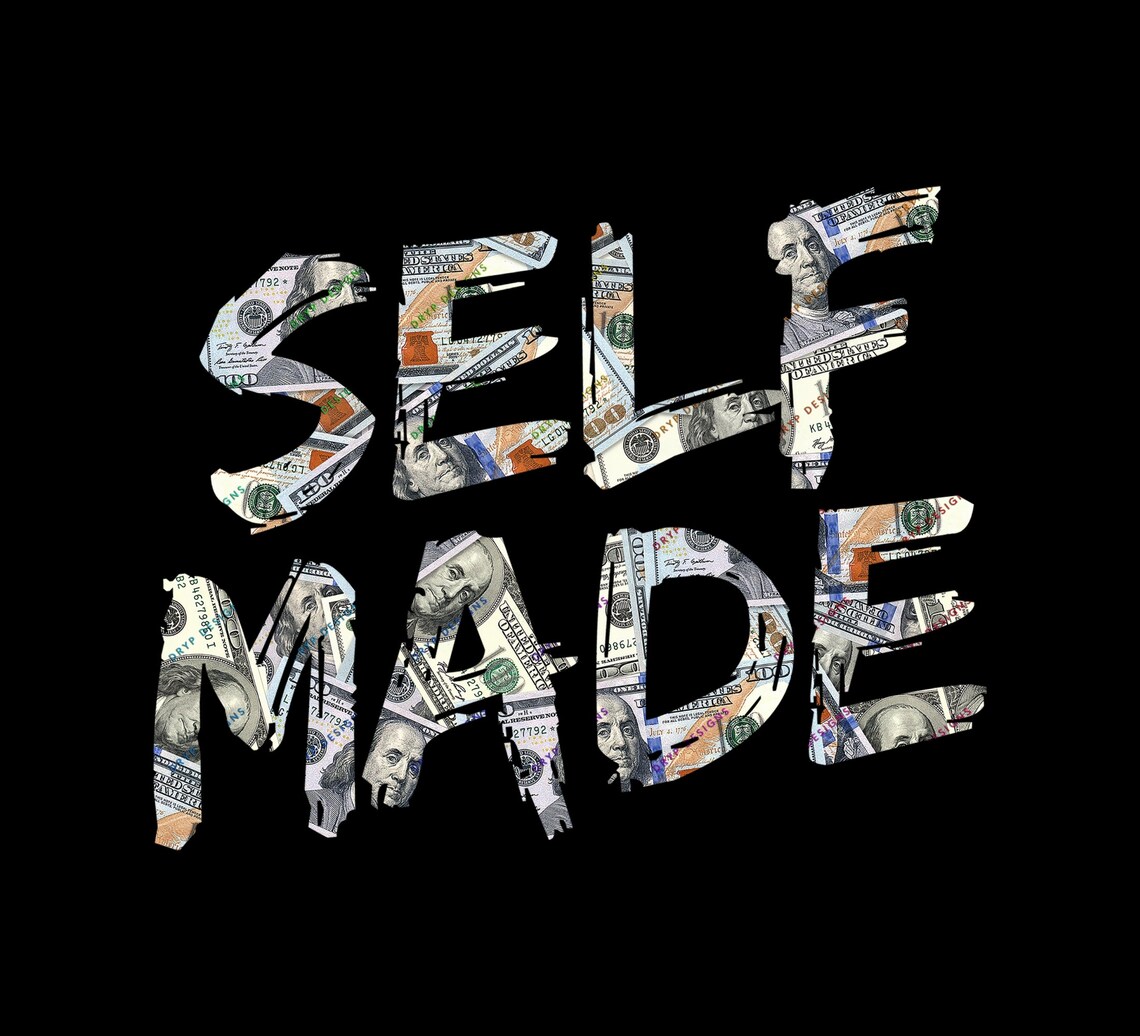 Self Made Money PNG Money Pattern Entrepreneur Words | Etsy