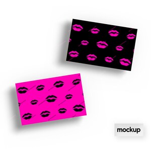 Pink Lips Seamless Digital Paper Background Pattern PNG - Digital ...