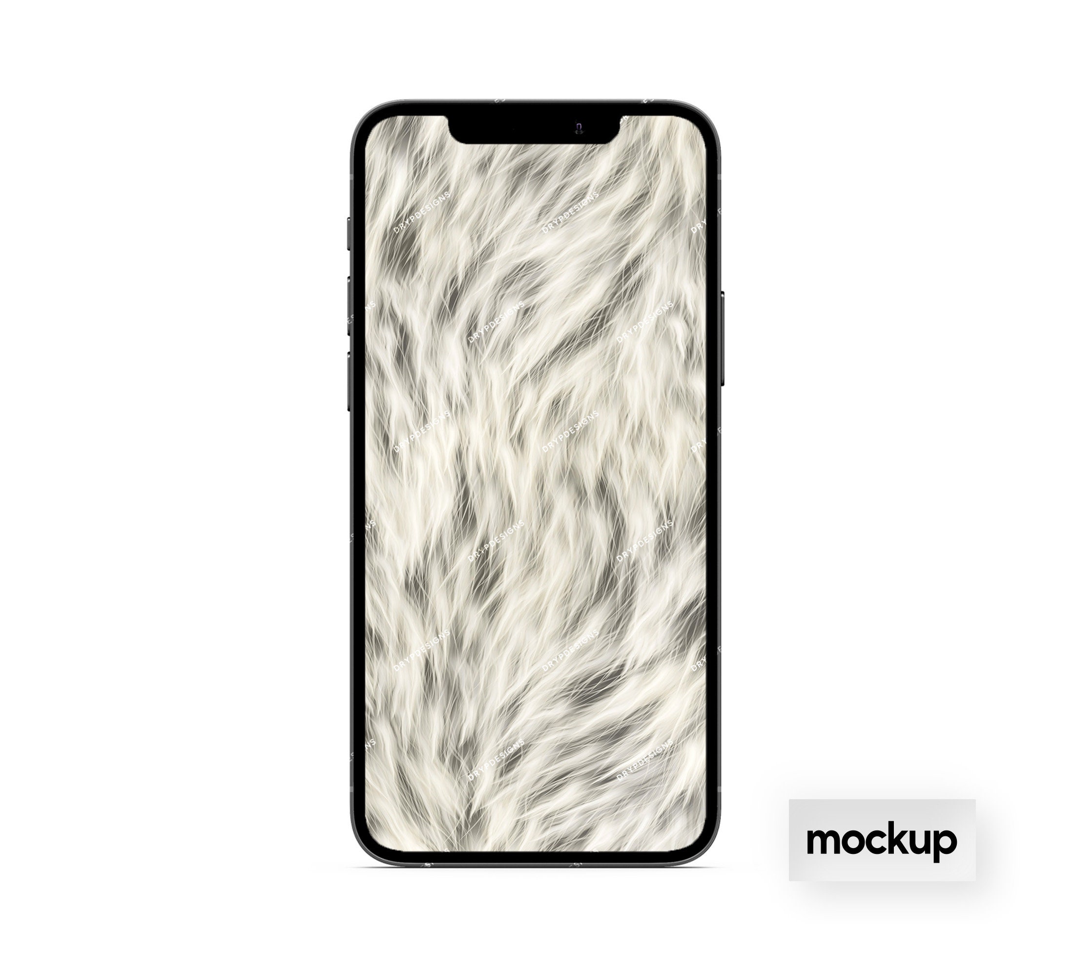 Realistic White Soft Fur Digital Paper Seamless Background | Etsy