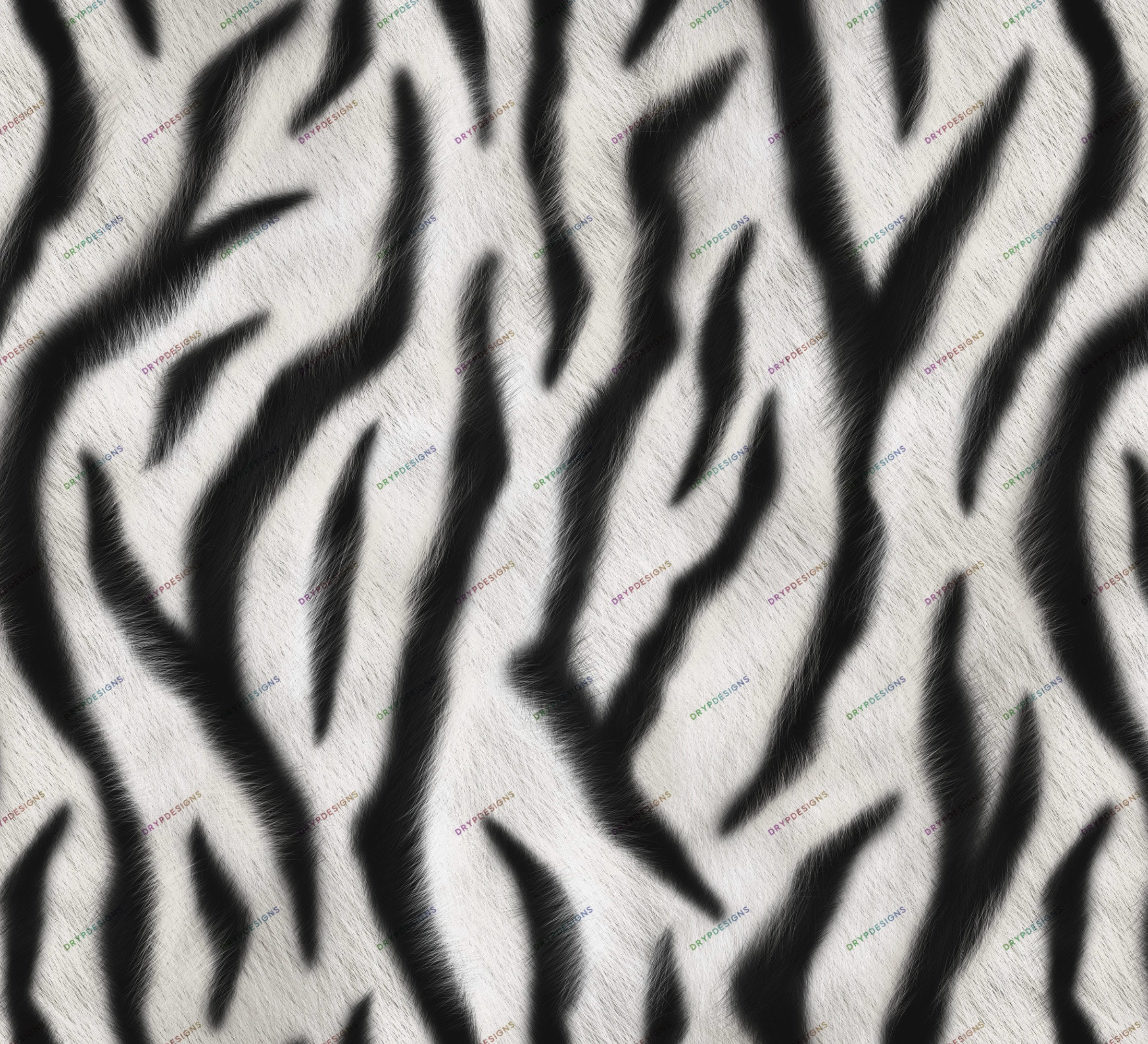 Zebra Fur Texture