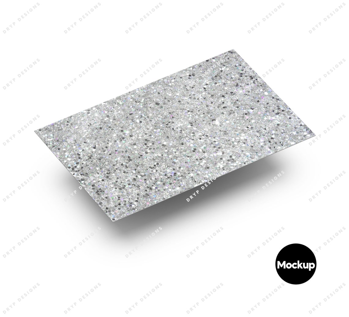 Silver White Glitter Digital Paper Background | Etsy