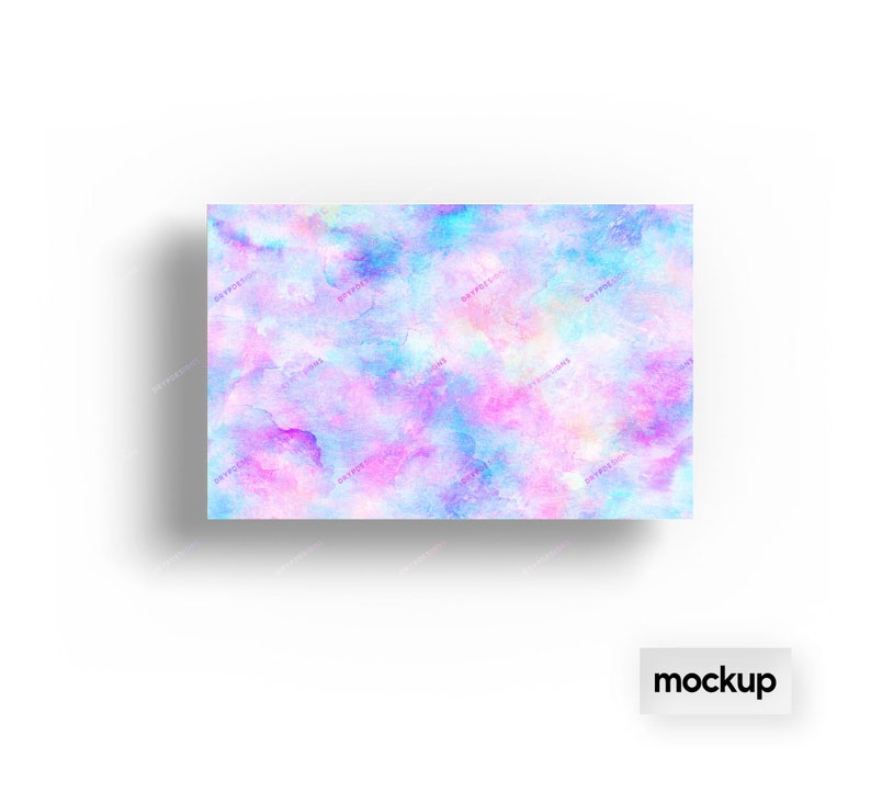 Cotton Candy Pastel Watercolor Splash Seamless Background - Etsy