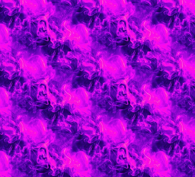 Purple Neon Flames Seamless Background Texture Smokey Flames - Etsy