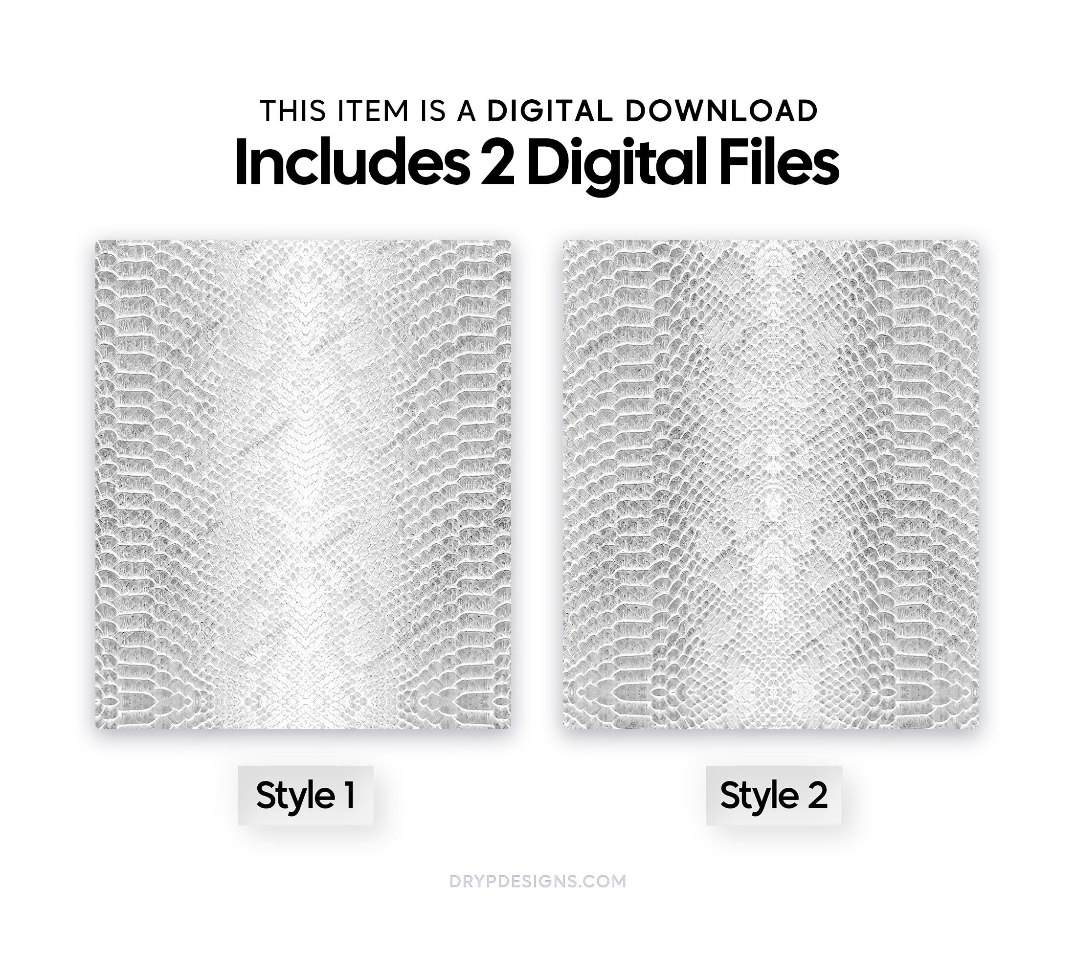 White Snakeskin Seamless Background Texture Snake Print - Etsy