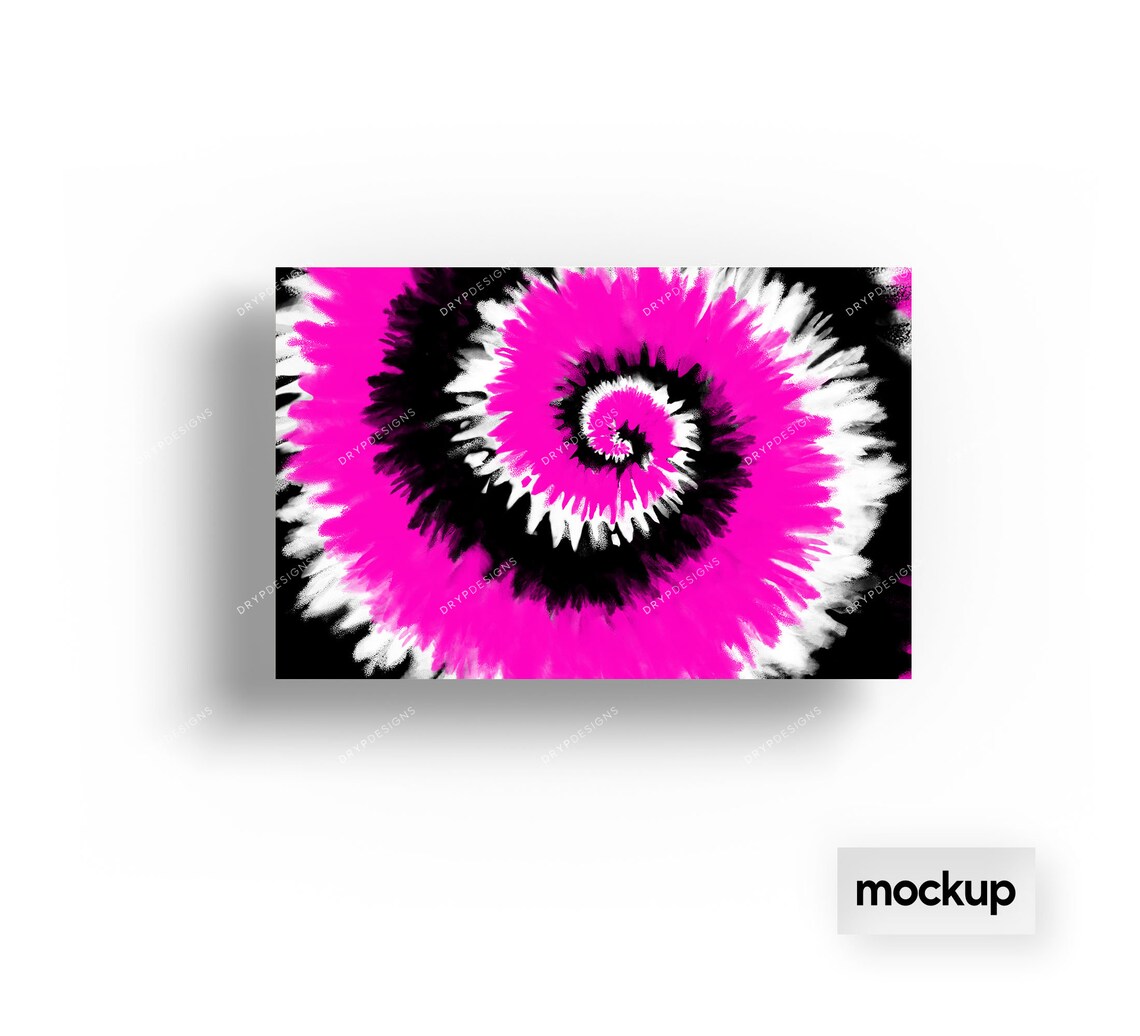 Pink Black White Tie-dye Swirl Digital Paper Background - Etsy
