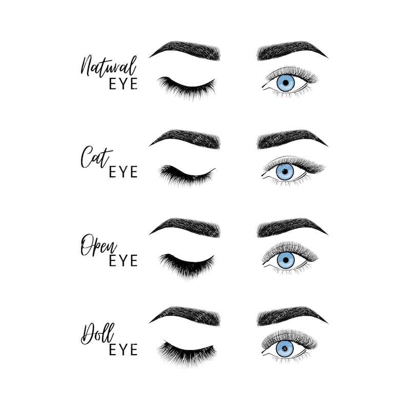 Eyelashes Print - Etsy