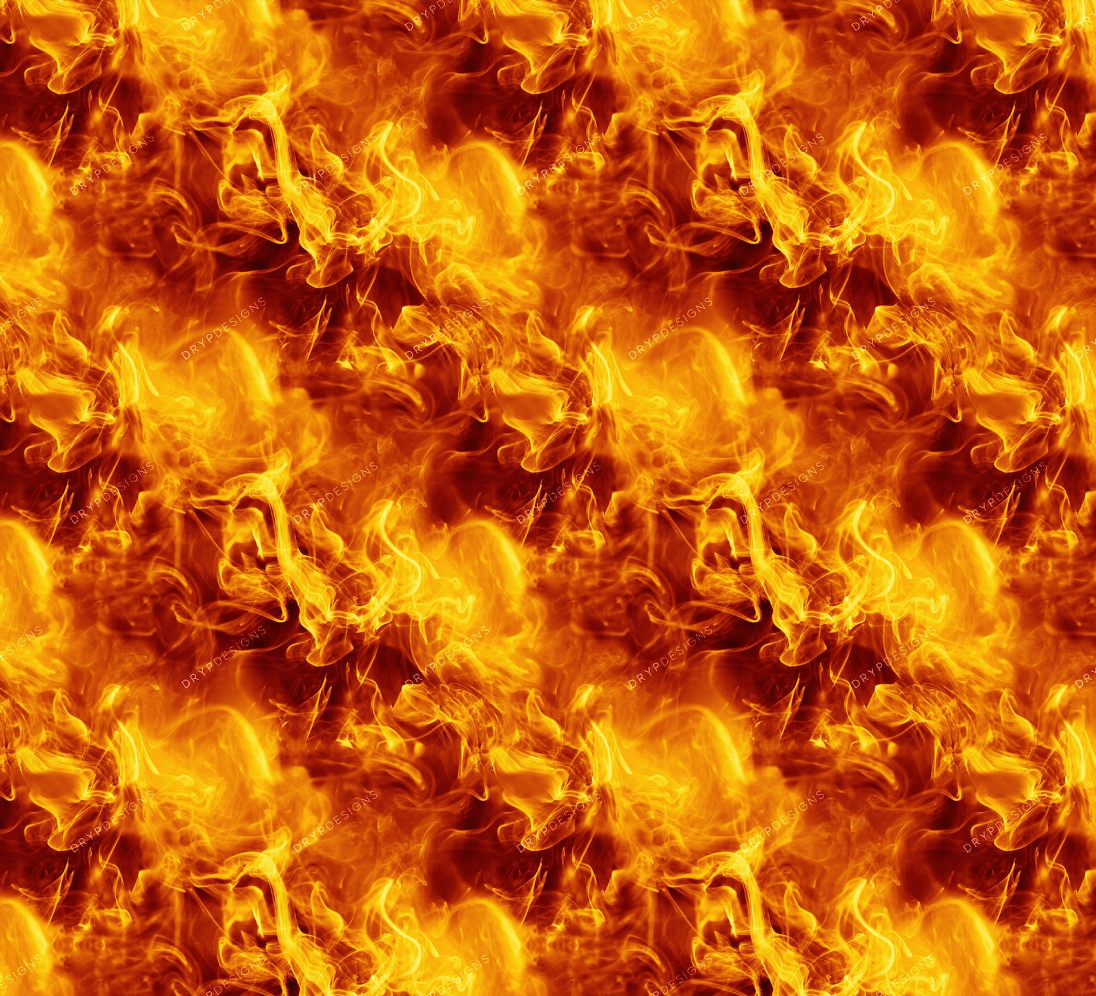 Smokey Orange Fire & Flames Digital Paper Seamless Background Texture ...