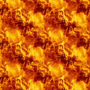 Smokey Orange Fire & Flames Digital Paper Seamless Background Texture ...