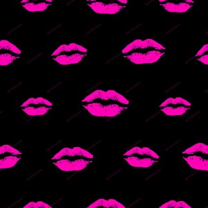 Pink Lips Seamless Digital Paper Background Pattern PNG - Digital ...