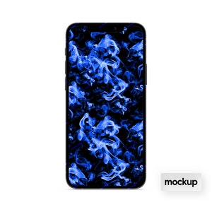 Blazing Blue Flaming Fire Seamless Background Texture - Black + Blue ...