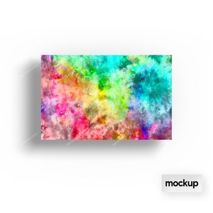 Rainbow Pastel Tiedye Watercolor Digital Background Texture - Vibrant ...