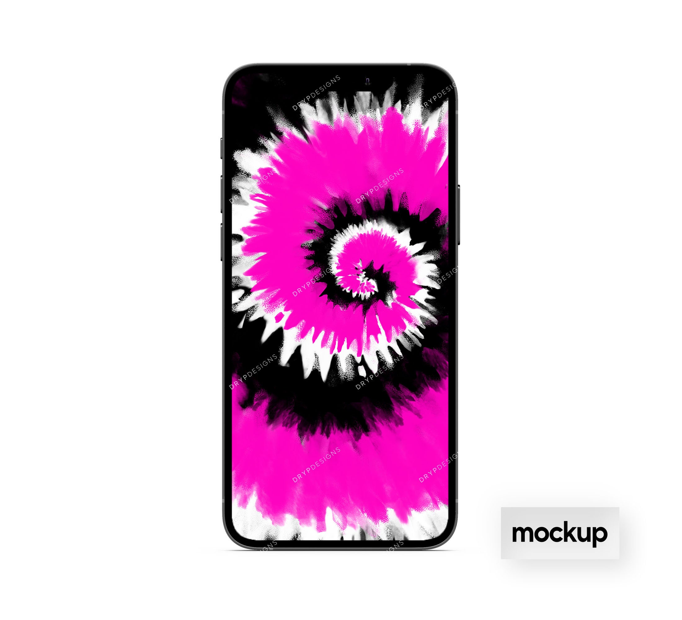 Pink Black White Tie-dye Swirl Digital Paper Background - Etsy