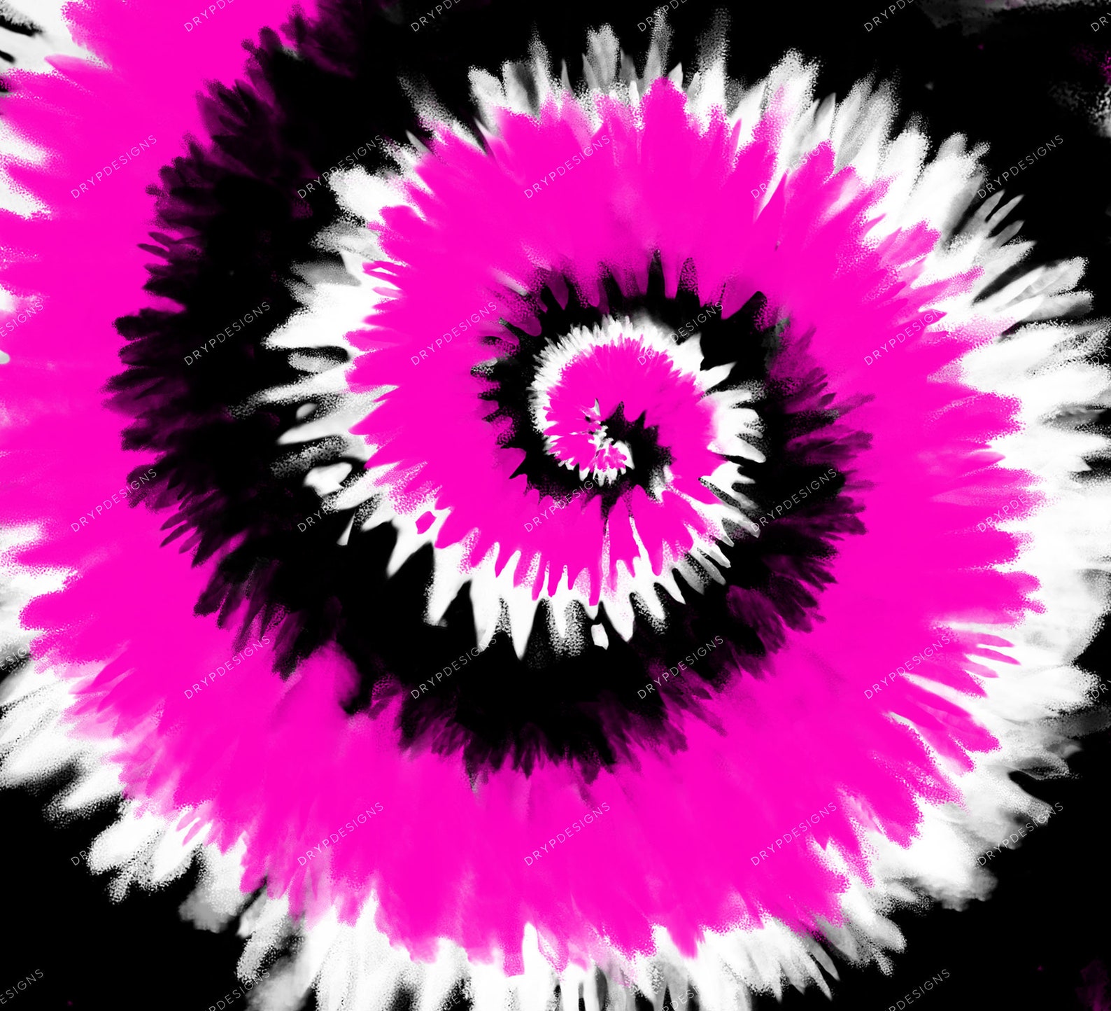 Pink Black White Tie-dye Swirl Digital Paper Background | Etsy