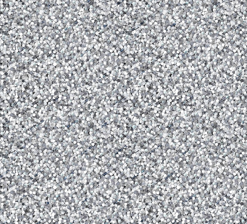 Silver + White Glitter Seamless Digital Paper Background Texture ...